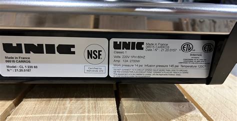 Grindmaster Unic Classic 1 602644 Automatic One Group Espresso Machine Vision Equipment