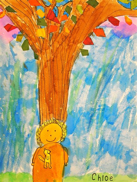 New City Arts First Grade Tree Portraits