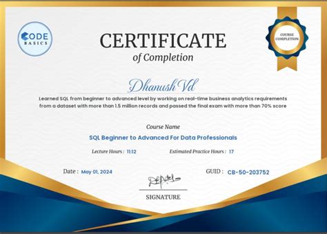 Dhanush V D On Linkedin Codebasics Sql Dataanalyst Powerbi