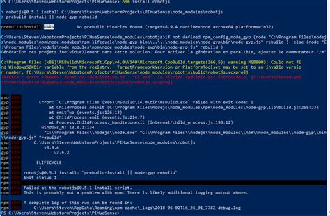 Error Installing With Npm In Windows Issue Octalmage Robotjs Github