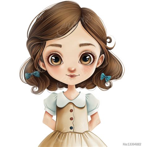 卡通外国女孩ai图片下载 红动中国