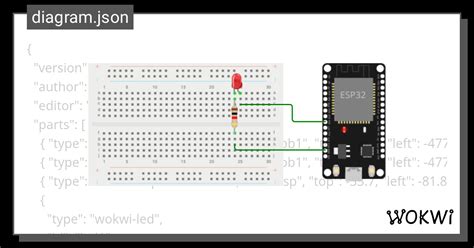 2 Led With Breadboard Copy Wokwi ESP32 STM32 Arduino Simulator