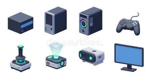 Isometric Gaming Devices Including Computer Projector Joystick And