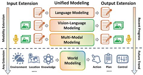 Continuous Or Discrete That Is The Question A Survey On Large Multi Modal Models From The