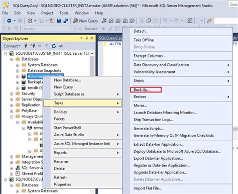 Restore A Database In The MS SQL Server Always On Availability Group Eclipsys