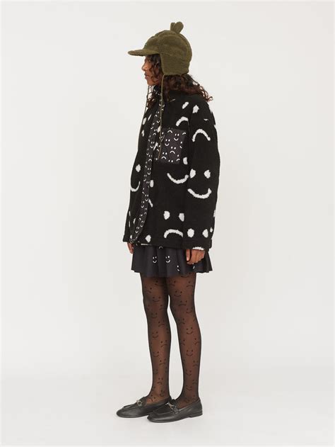 Happy Sad Zip Through Fleece Lazy Oaf