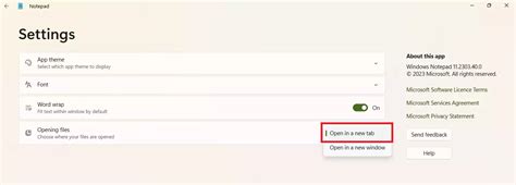 how to open files in new tab in notepad automatically on windows 11
