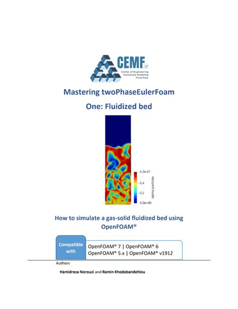 Openfoam Tutorials Cemf Ir