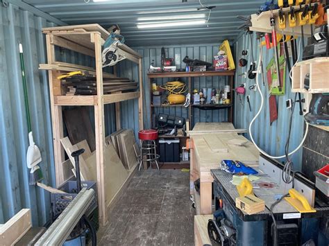 Shipping Container Woodshop Layout Kontena East Africa Special