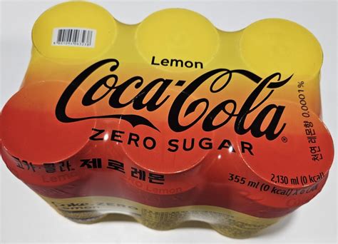코카콜라의 신제품 코카콜라 제로 레몬 후기