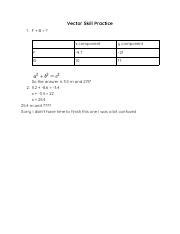 Enhance Your Vector Skills Practice Problems And Solutions Course Hero