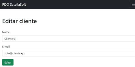 Pdo Com Php Aprenda A Fazer Um Crud Com Mysql Academy Satellasoft