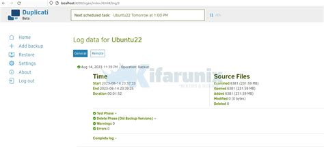 how to install duplicati backup client on ubuntu 22 04