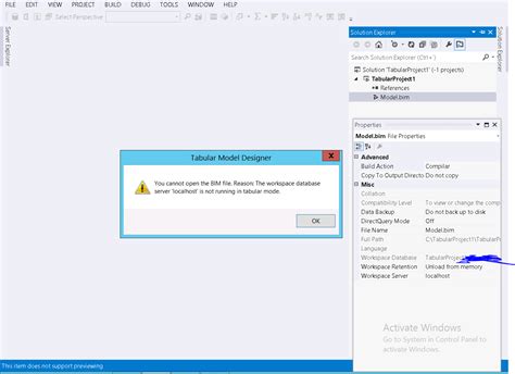 Ssas Visual Studio 2012 Sdt Tabular Model Designer Issue Stack