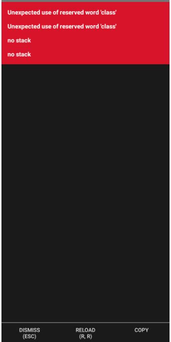 Reactjs Unexpected Use Of Reserved Word Class No Stack Stack Overflow