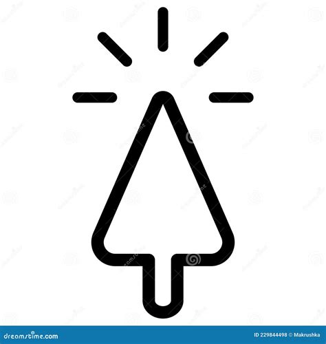 Cursor Pointer Mouse Cursor Arrow Pointer Click Symbol Stock Illustration Illustration Of