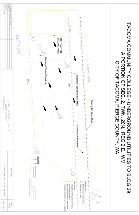 Sp03 Sanitary Sewer Planprofile Layout4 Layout1 1 Pdf