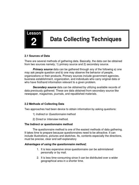 module 2 pdf pdf sampling statistics statistics