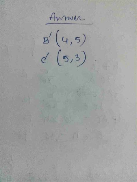 Solved Triangle Abc Is Translated To Triangle Abc What Are The
