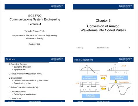 Pdf Lecture 4 Conversion Of Analog Waveforms Into Coded