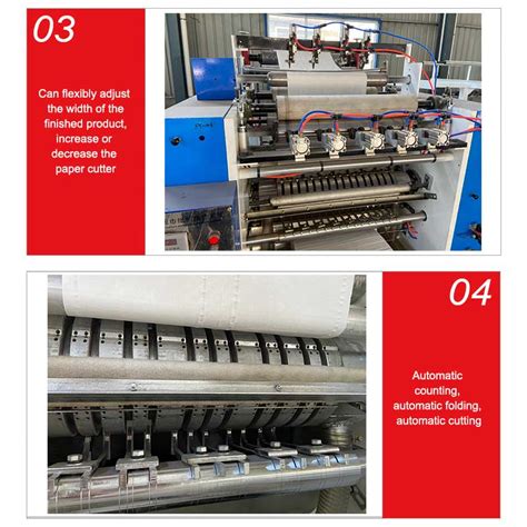 6 Lines Facial Tissue Paper Making Machine Automatic Tissue Production