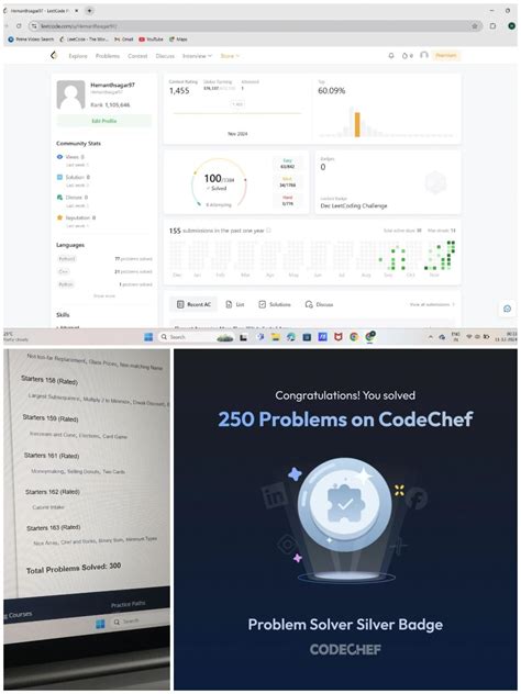 Hemanth Sagar On Linkedin Coding Leetcode Codechef Problemsolving