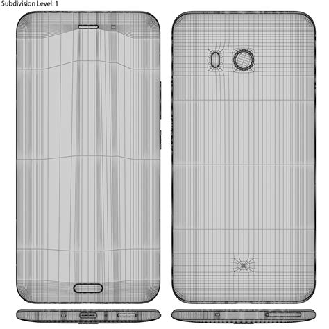 Htc U11 Solar Red 3d Model 39 3ds Fbx Obj Max Free3d