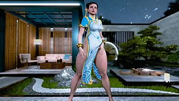 Thick Enticing Chun Li Poses Solo In A Revealing Dress Without Panties XVIDEOS COM