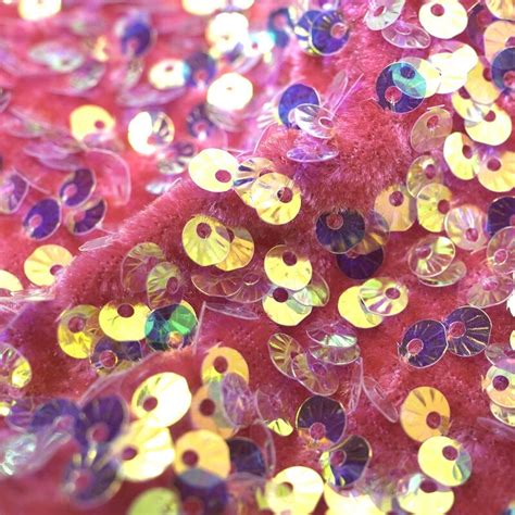 Sanibel Seashell Stretch Velvet Sequin Fabric Michaels