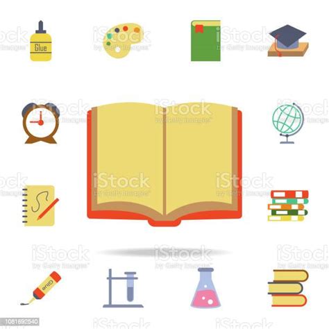 도 서 착 색 된 아이콘을 엽니다 컬러 교육 아이콘의 자세한 설정 합니다 프리미엄 그래픽 디자인입니다 웹사이트 웹 디자인 모바일 응용 프로그램 모음 아이콘 중 하나 0명에