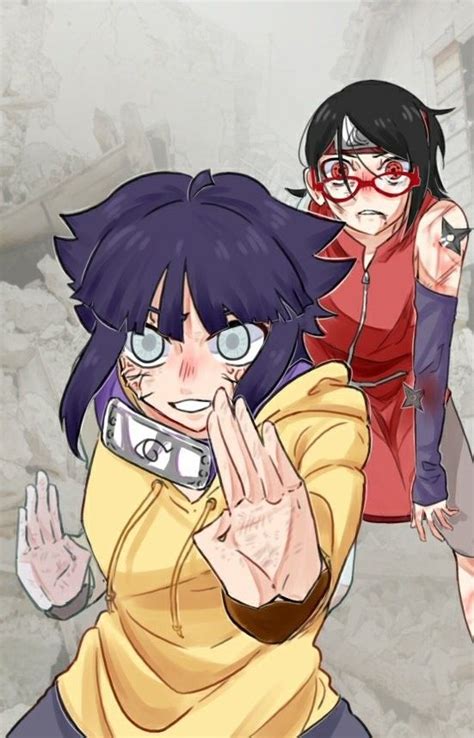 Sasrada Himawari Himawari Boruto Minato Naruhina Sasunaru Naruto Uzumaki Sarada Uchiha