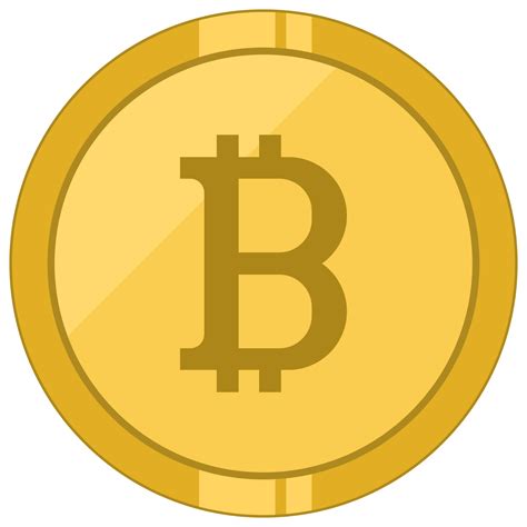 flat design bitcoin icon 13743598 png