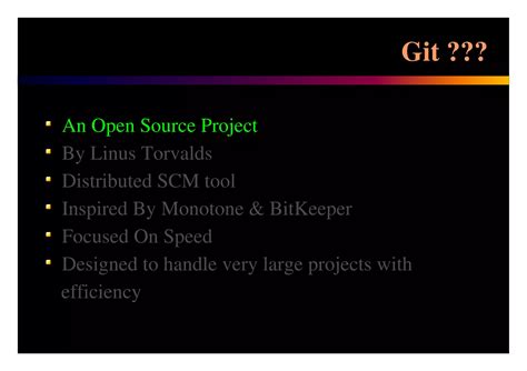Git Fast Version Control System Ppt
