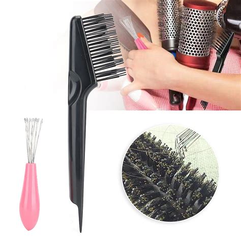 2pcsset Comb Cleaner Brush Dust Brush Dust Cleaning Beauty Salon Home