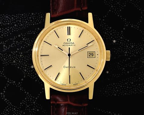 Omega 남성시계 빈티지 오메가 제네브 자동 금판 205만에서~128만으로 이벤트 원래 명품은 필웨이 Feelway