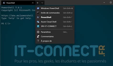 Windows Terminal Ajouter Une Session Powershell Distante It Connect
