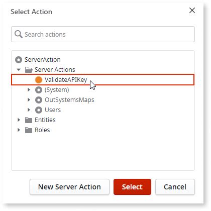 Run Server Action - OutSystems 11 Documentation