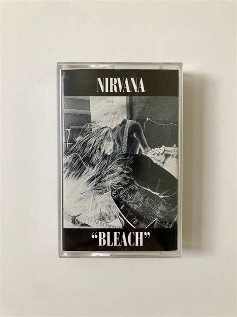 Vintage Nirvana Bleach Cassette Tape Etsy