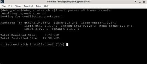 How To Install And Configure IceWM In Arch Linux