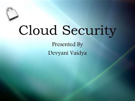 Cloud Security Ppt