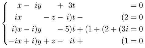 Debugging Problem With The Alignment In Systeme Package TeX LaTeX Stack Exchange