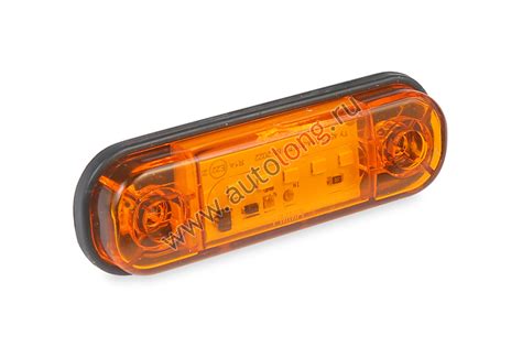 Фонарь габаритный светодиодный Желтый 12/24В 1014.3731-22 LED 6 диодов ...