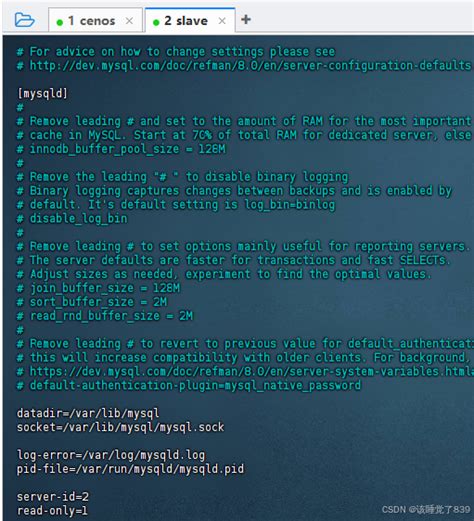 Mysql主从集群搭建 Csdn博客
