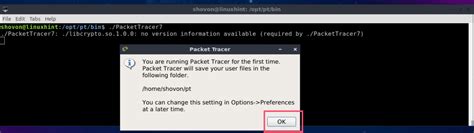 Install Cisco Packet Tracer Linux Posetke