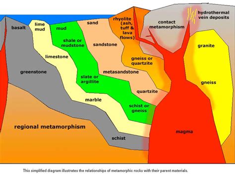 Examples Of Metamorphic Rocks Examples Of Metamorphic Rocks