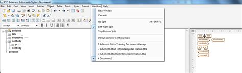 Arbortext Editor User Interface Handbook