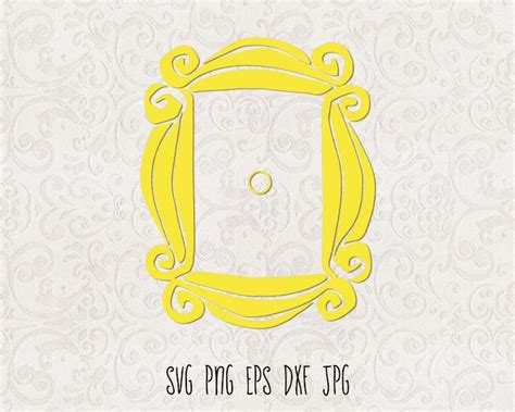 Rectangular Frame Svg Friends Frame Svg