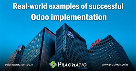 Real World Examples Of Successful Odoo Implementation Pragmatic Techsoft