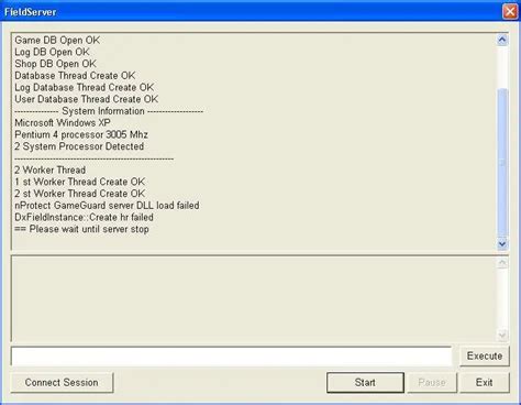 Field Server Error Ragezone Mmo Development Forums