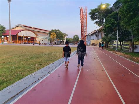 East Java Indonesia June 2 2023 Sports Activities At Gor Tuban